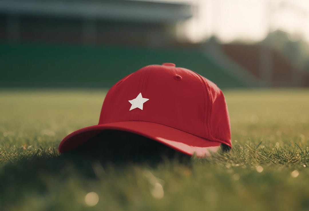 Red Star Cap – Embroidered Dad Hat - Etsy