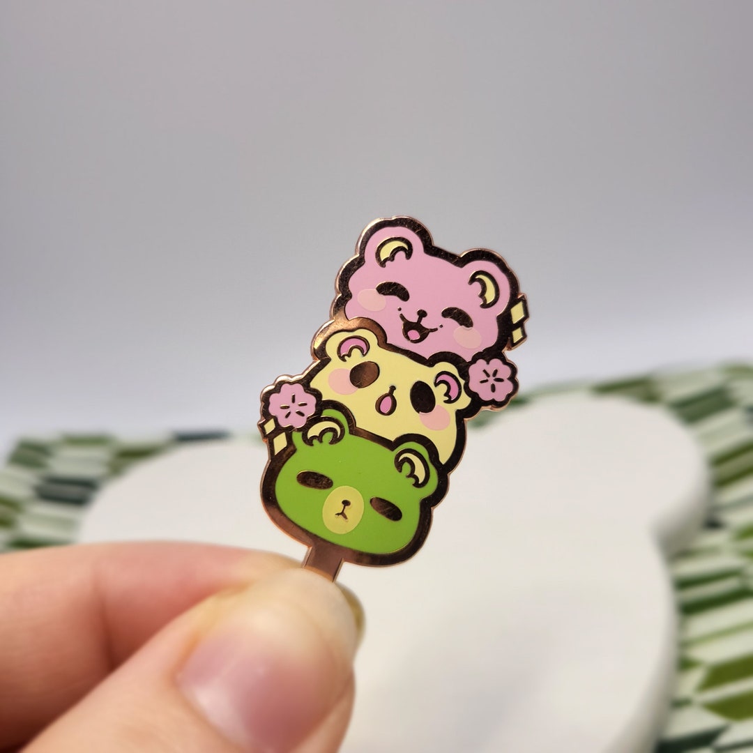 Dango Bear Hard Enamel Pin - Etsy