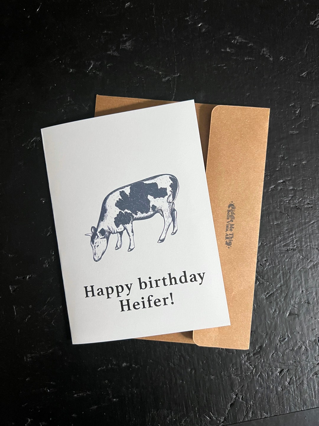 Happy Birthday Heifer Card - Etsy
