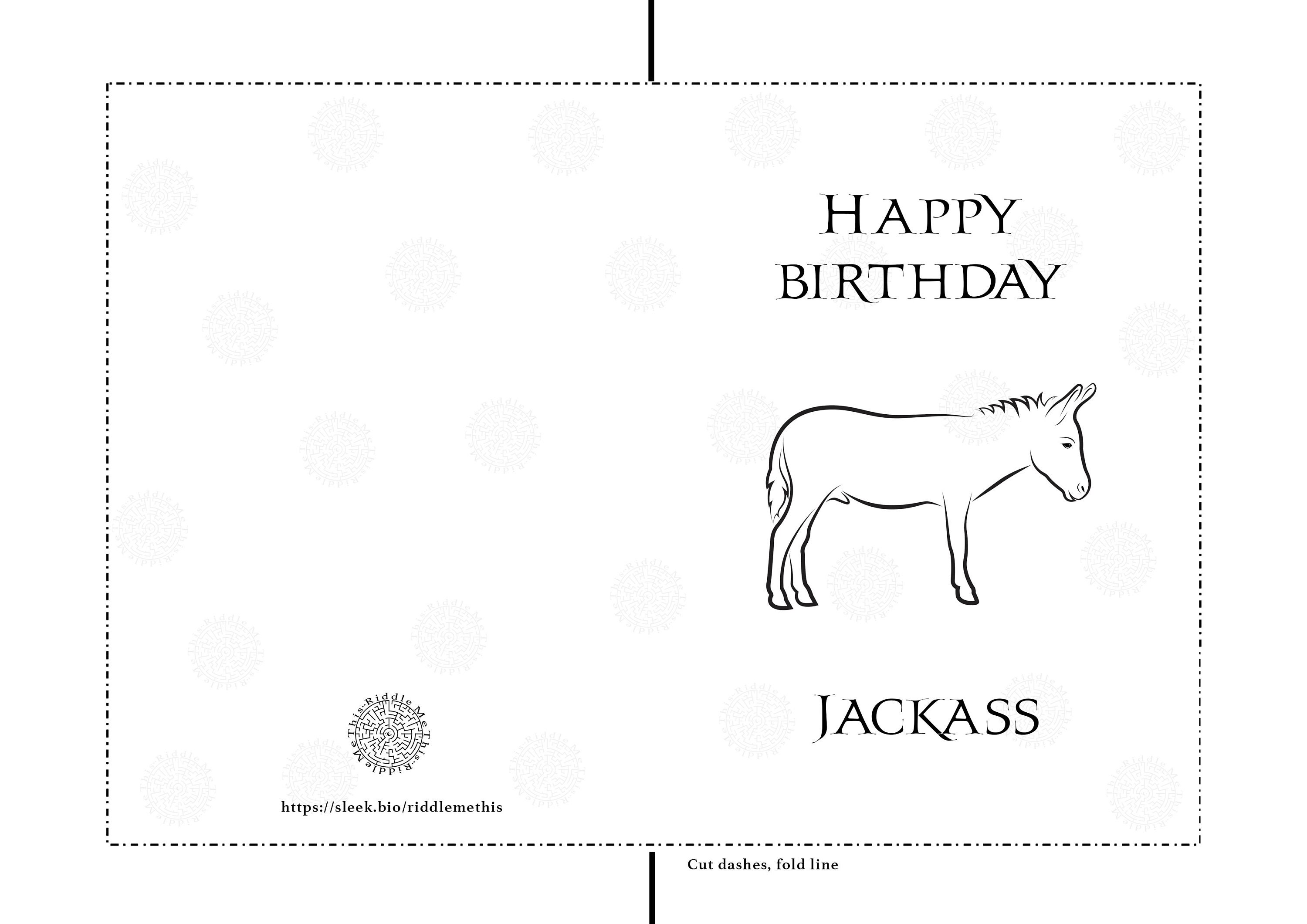 Happy Birthday Jackass