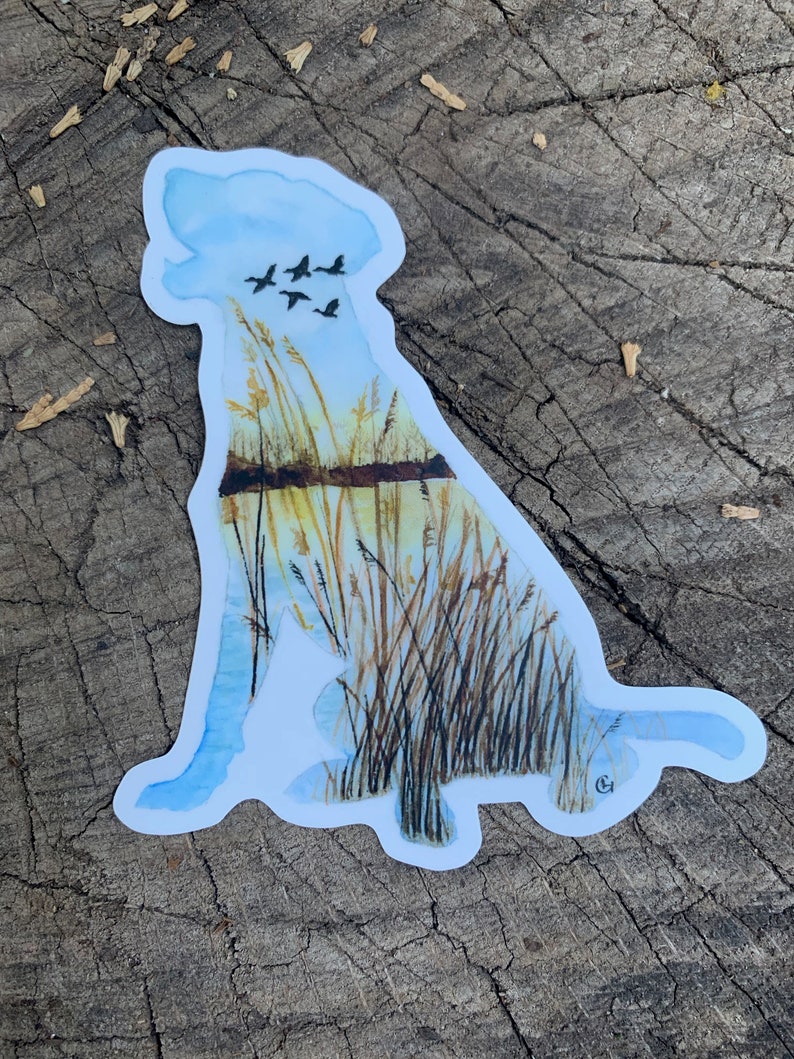Bird Dog Watercolor Print or Sticker of Hand-painted Original - Etsy