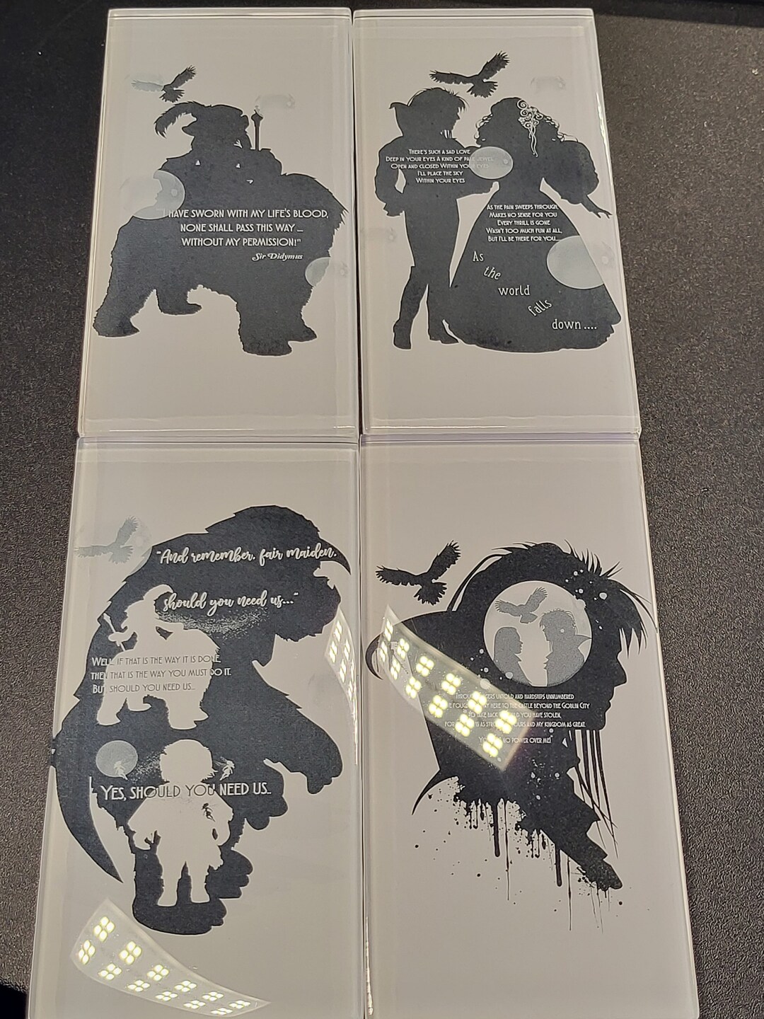 The Labyrinth - Glass Tiles - Etsy