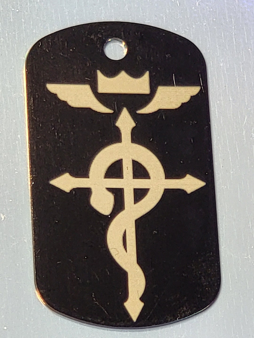 Fullmetal Alchemist Dog Tag Necklace - Etsy