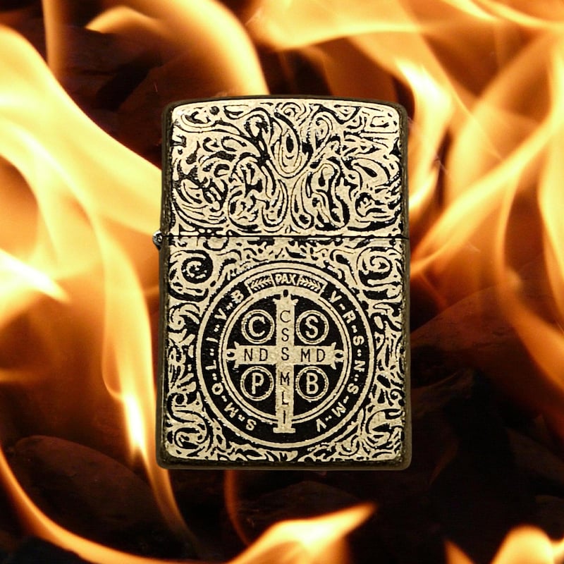 Zippo Engraved Cross - Etsy