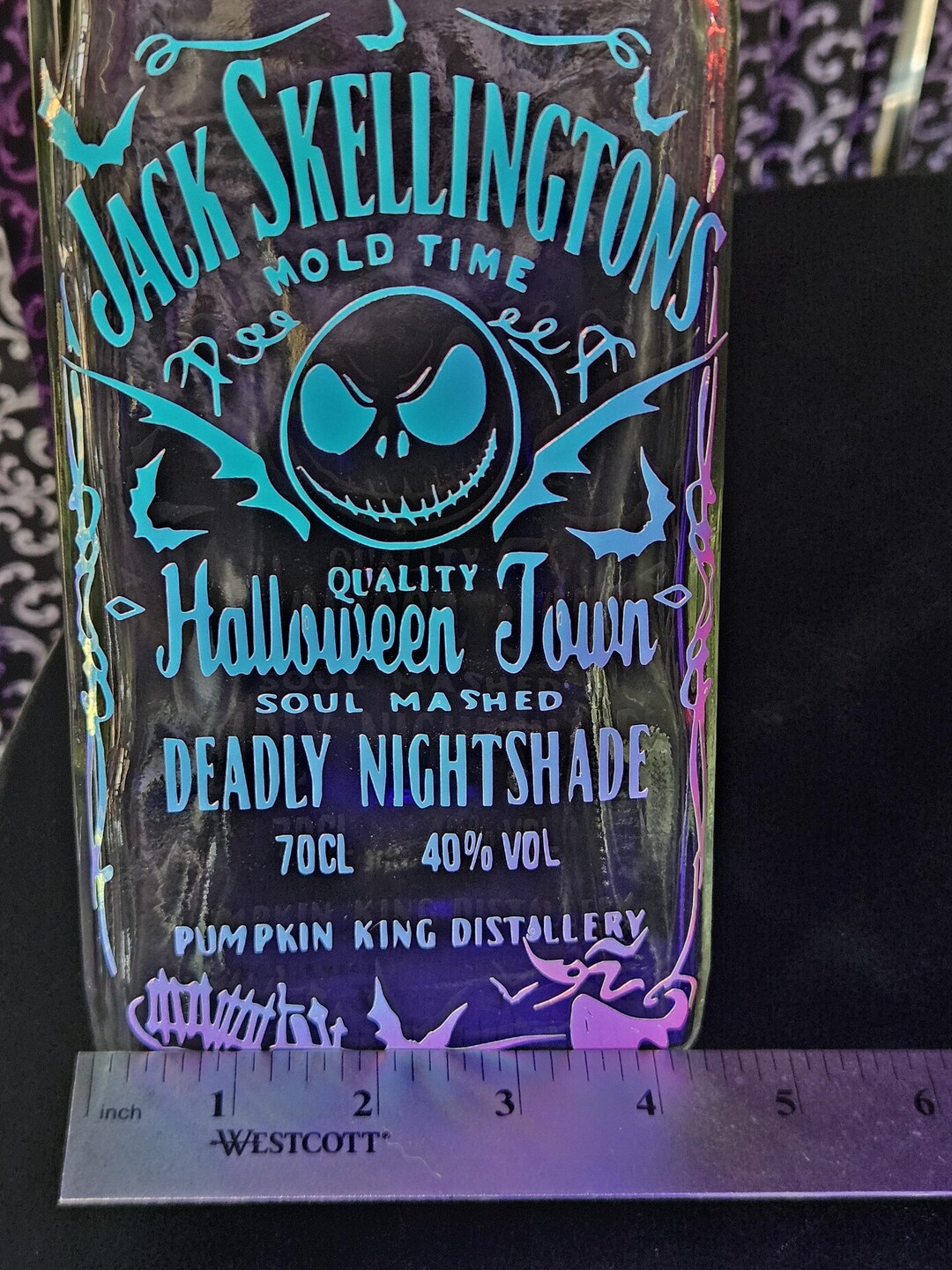 Jack Skellington Deadly Nightshade Bottle/decanter halloween Decor - Etsy