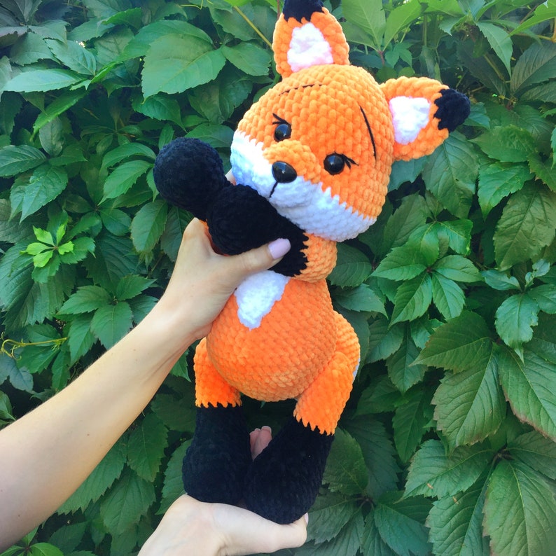 Crochet Fox Plush Pattern Amigurumi Plushie Pattern PDF - Etsy