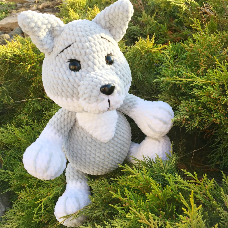 Crochet Plush Wolf Pattern – Amigurumi Animal Toy (PDF Pattern) - Etsy