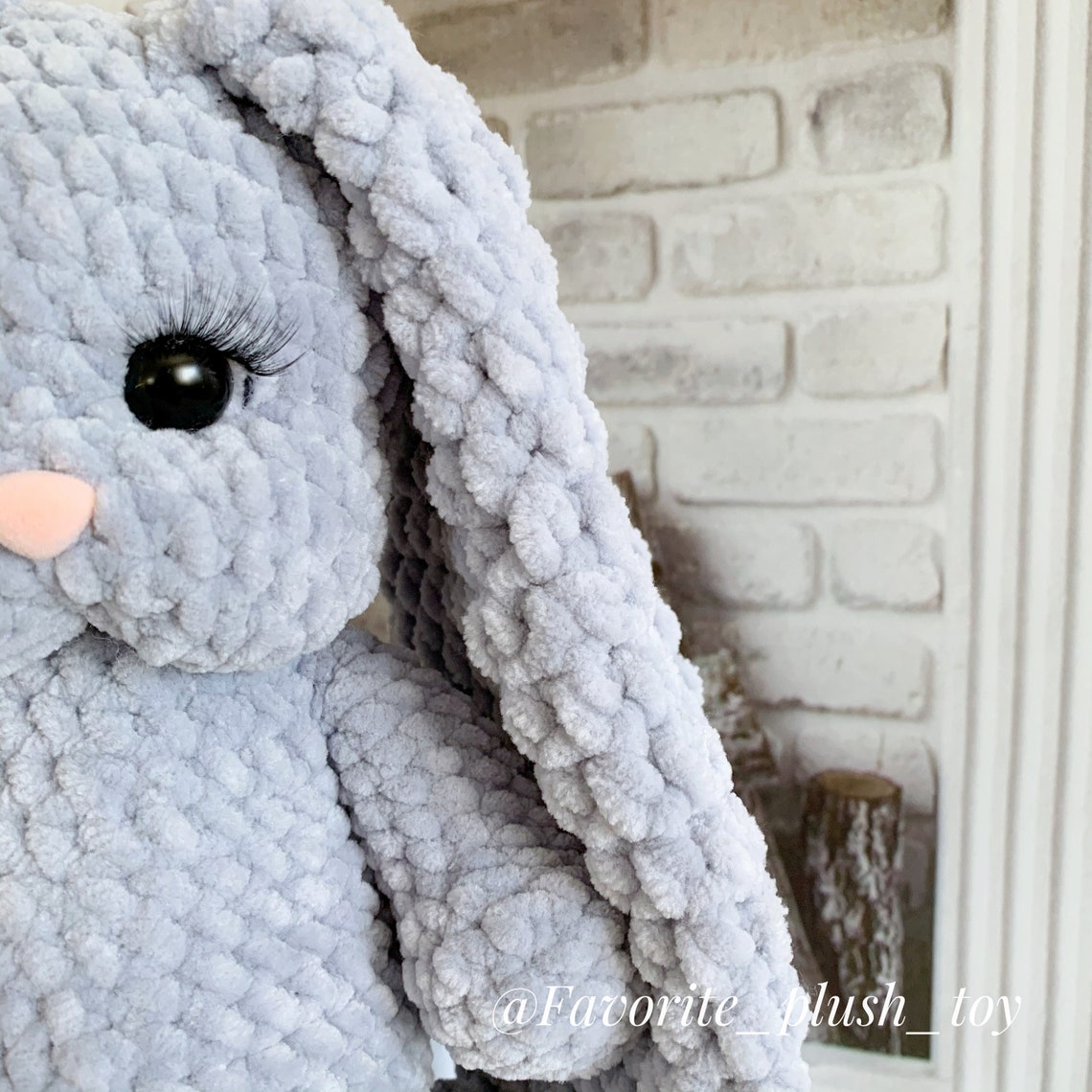 Crochet Plush Bunny Pattern PDF Plushie Amigurumi Pattern | Etsy