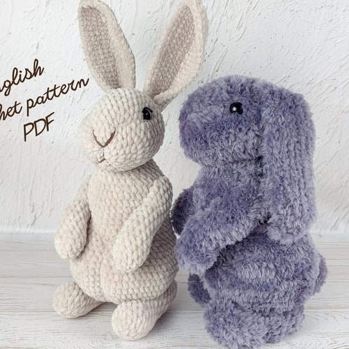 Crochet Bunny Pattern Crochet Rabbit Pattern Realistic - Etsy