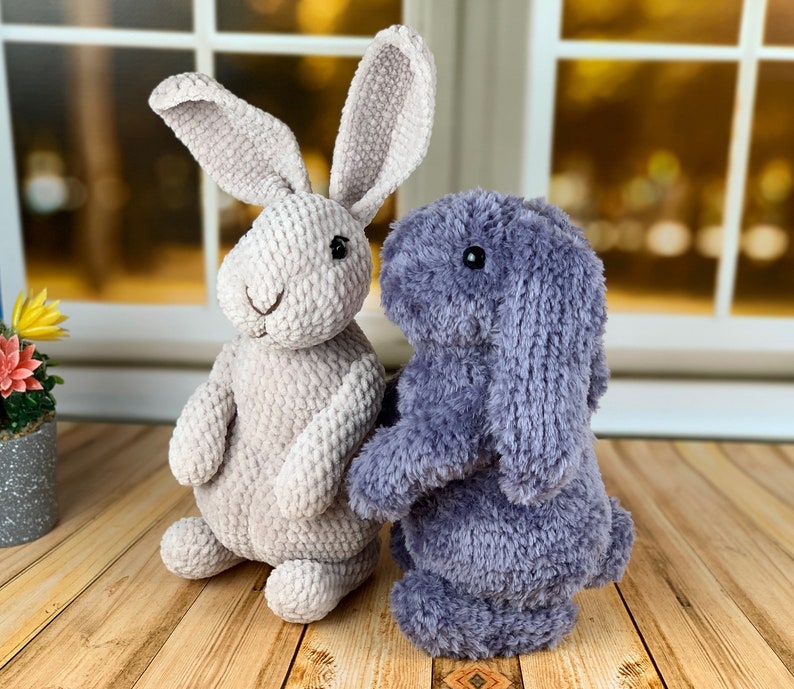 Plush Rabbit bunny Crochet Pattern PDF Realistic Rabbit - Etsy