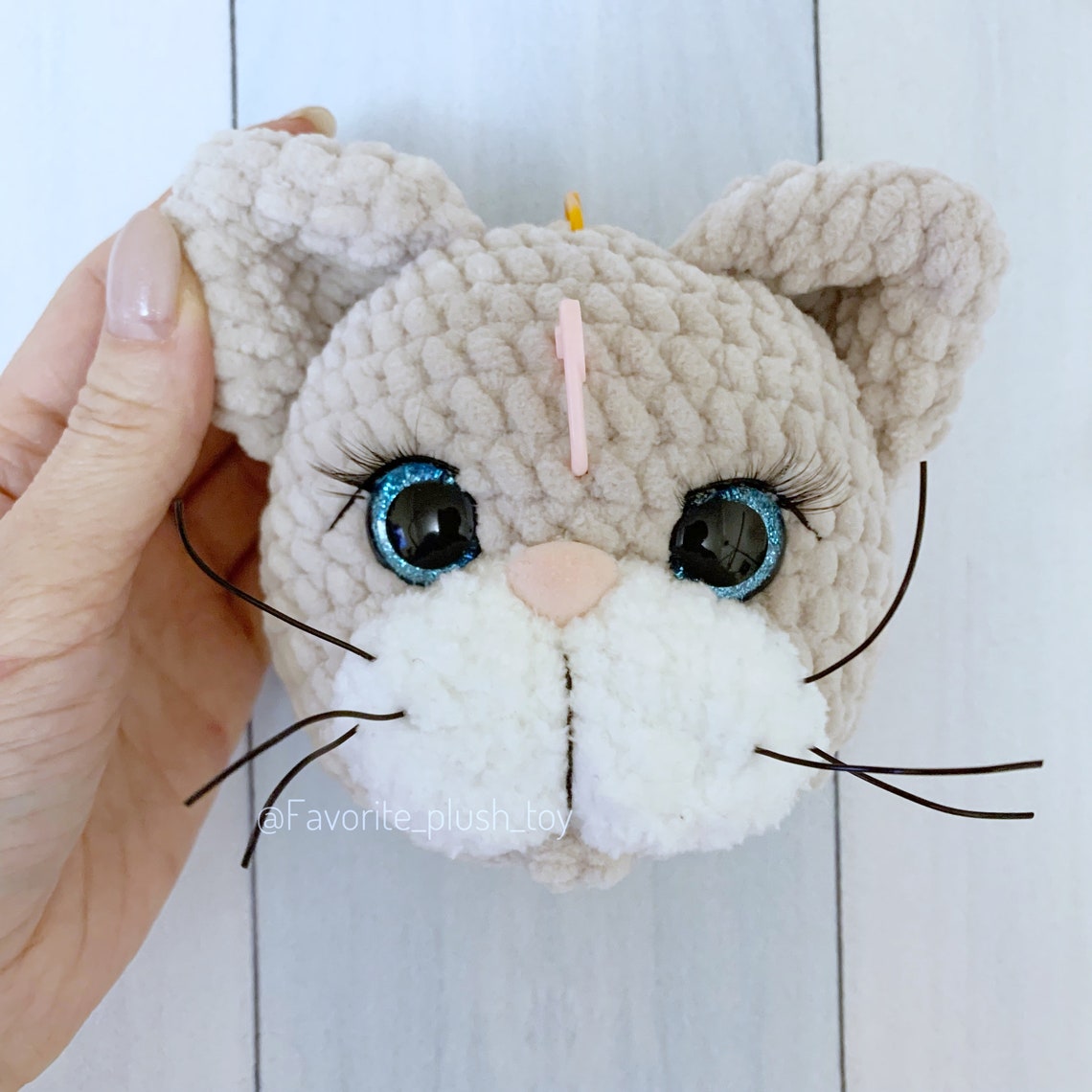 Crochet Cat Plush Pattern PDF Amigurumi Plushie Cat - Etsy