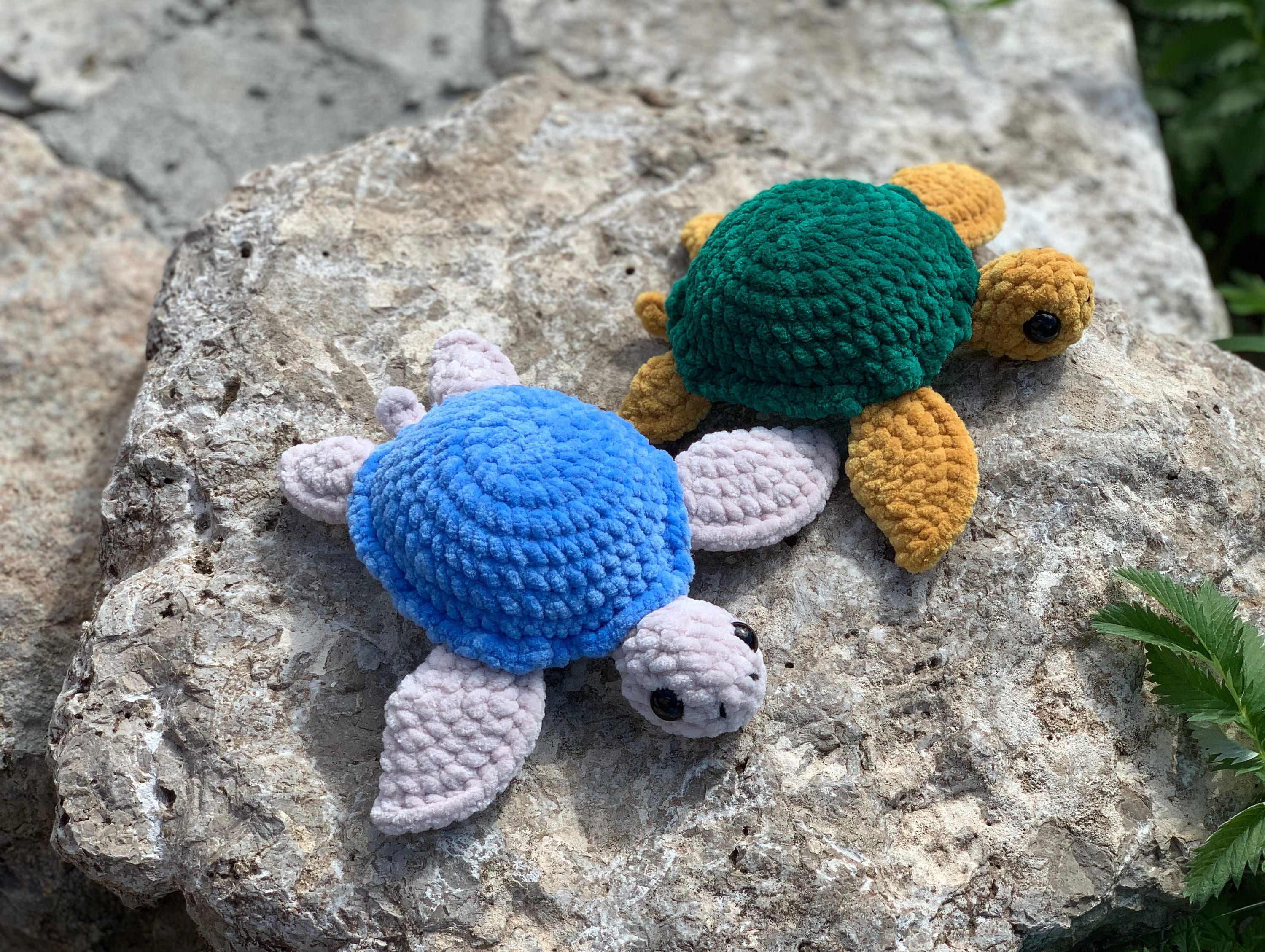 Easy Crochet Sea Turtle Pattern PDF Amigurumi Plush Stuffed - Etsy