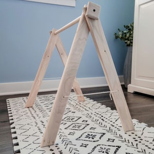 Folding Baby Wooden Play Gym - Etsy