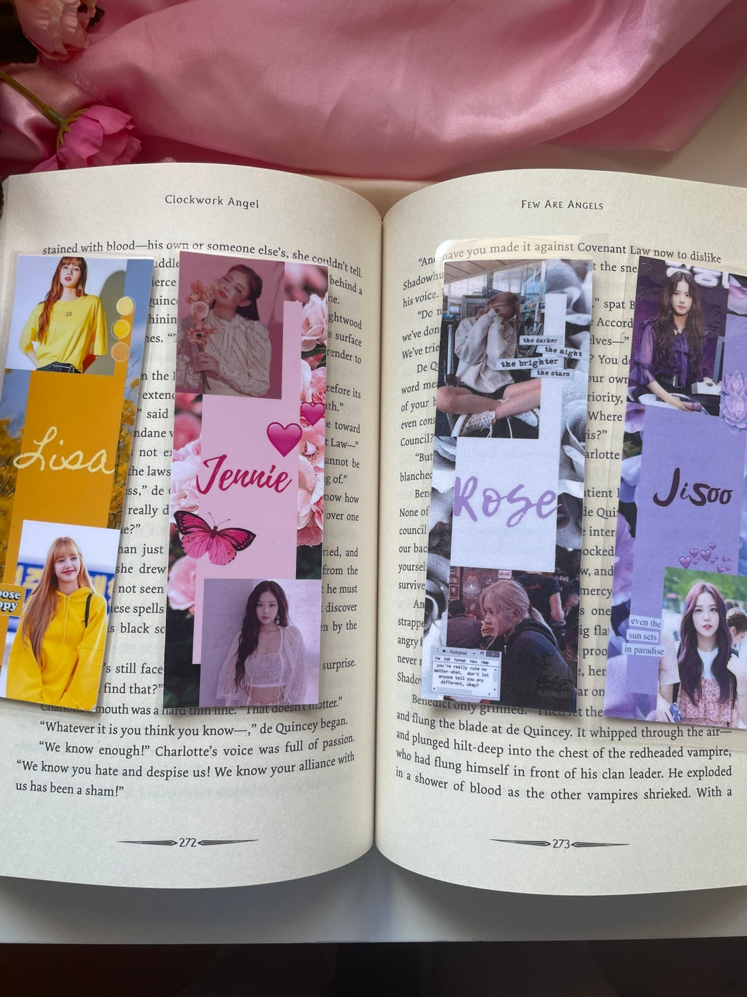 BLACKPINK BOOKMARK Jennie, Lisa, Jisoo and Rosé, Idol, Kpop, BLACKPINK ...
