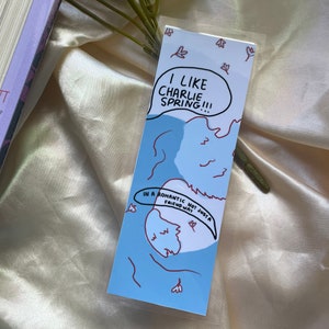 HEARTSTOPPER I Like Charlie Spring Inspired Bookmark - Etsy