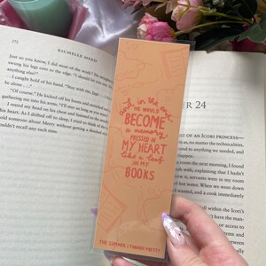 TSITP BOOKMARKS | the Summer I Turned Pretty, Belly, Conrad, Jeremiah ...