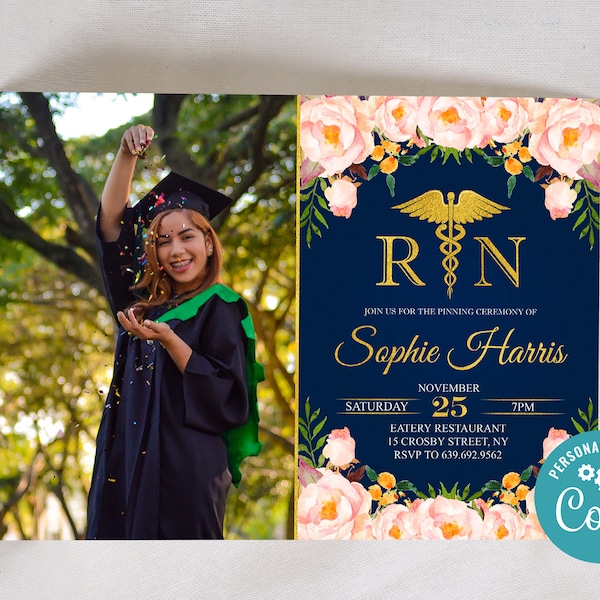 Nursing Graduation and Pinning Invitation - Etsy