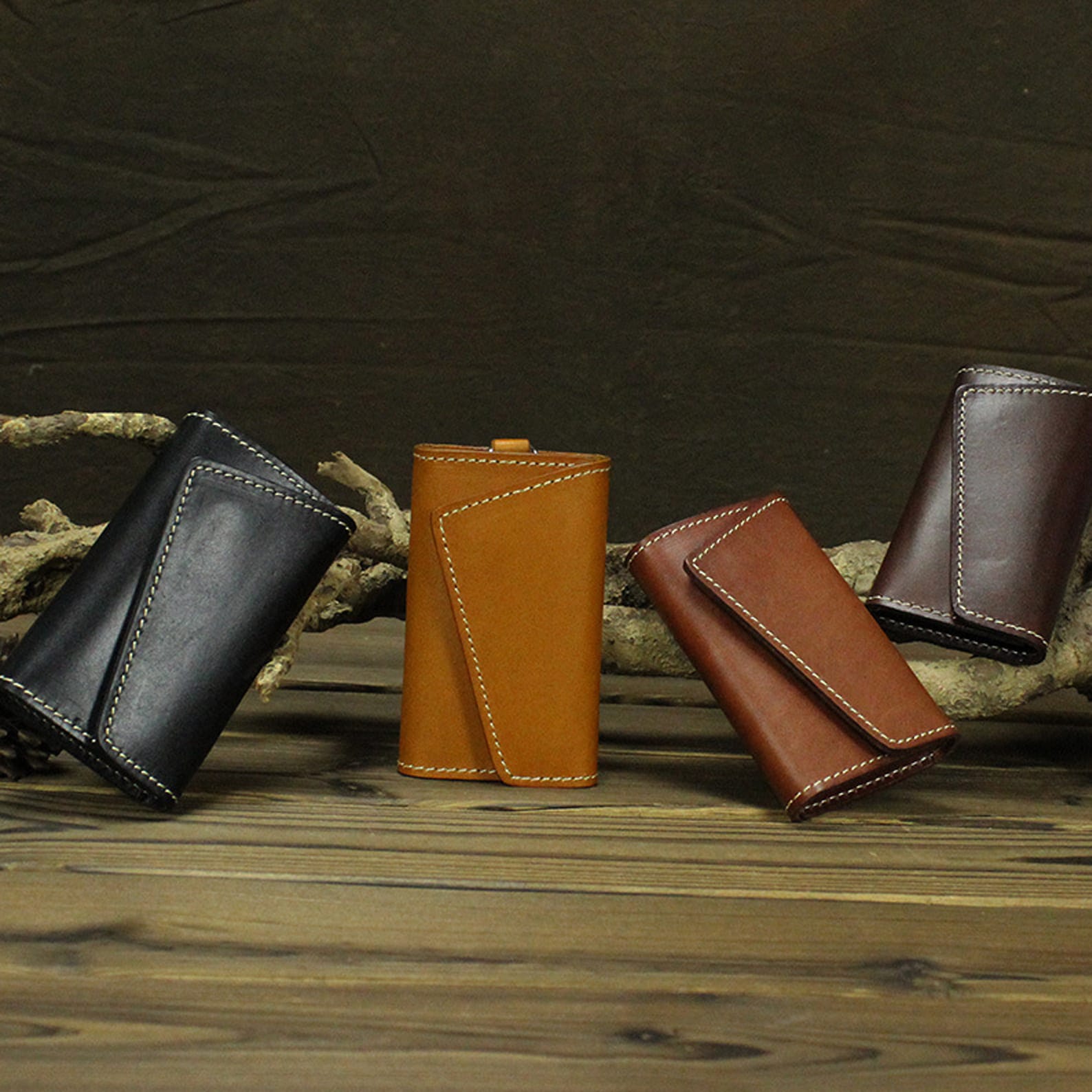 Leather Key Case Leather Key Holder Wallet Key Organizer Bag - Etsy ...