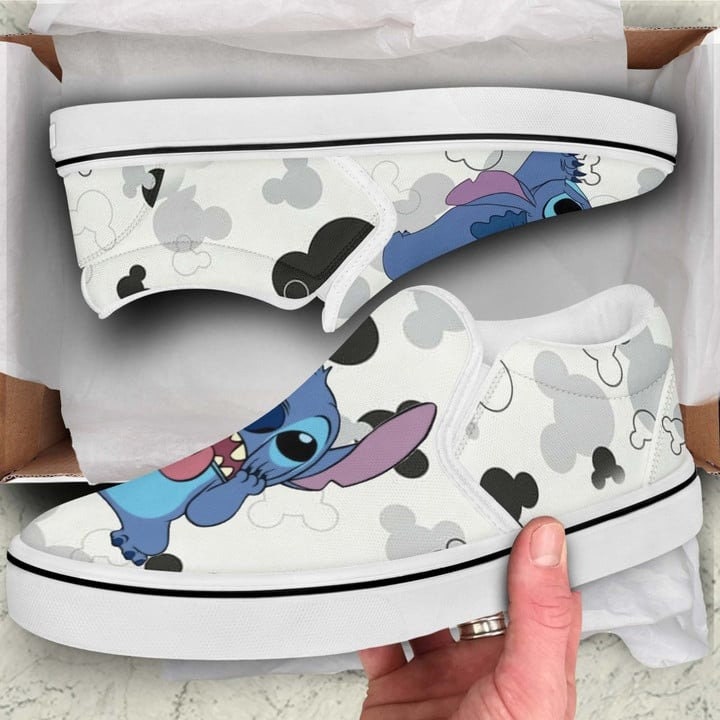 Stitch Slip on Shoes Cute Stitch Cartoon Slip on Shoes Lilo - Etsy