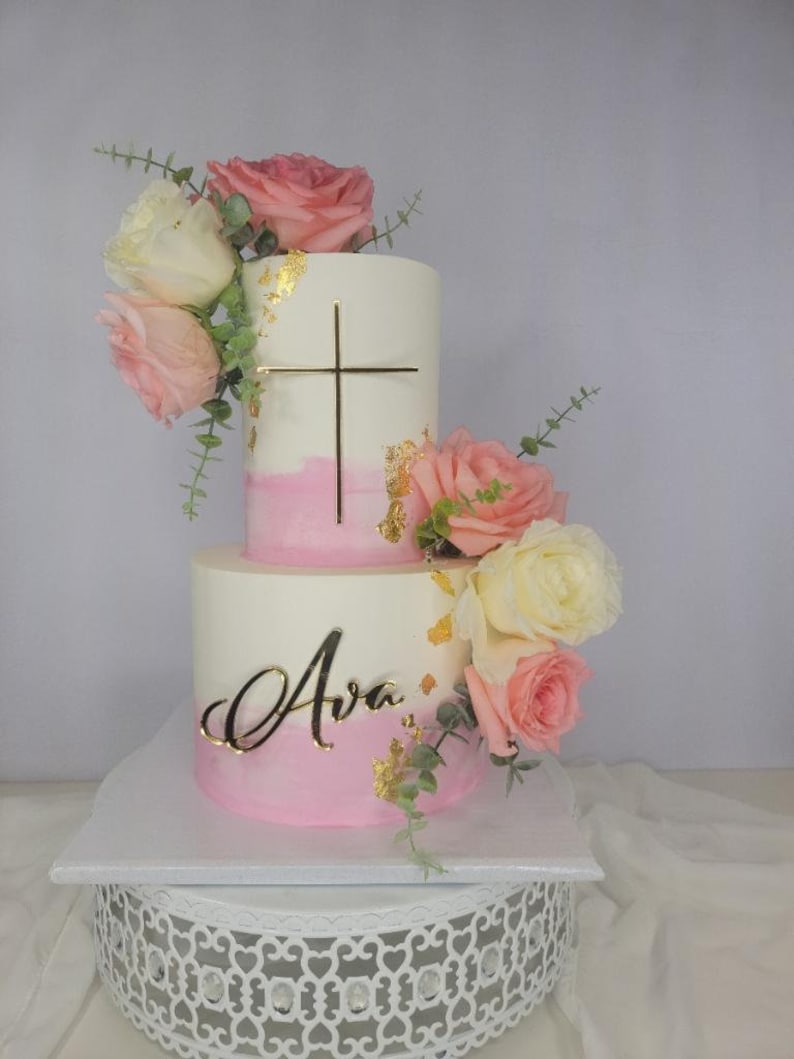 Custom Acrylic Name Cake Cahrms - Etsy