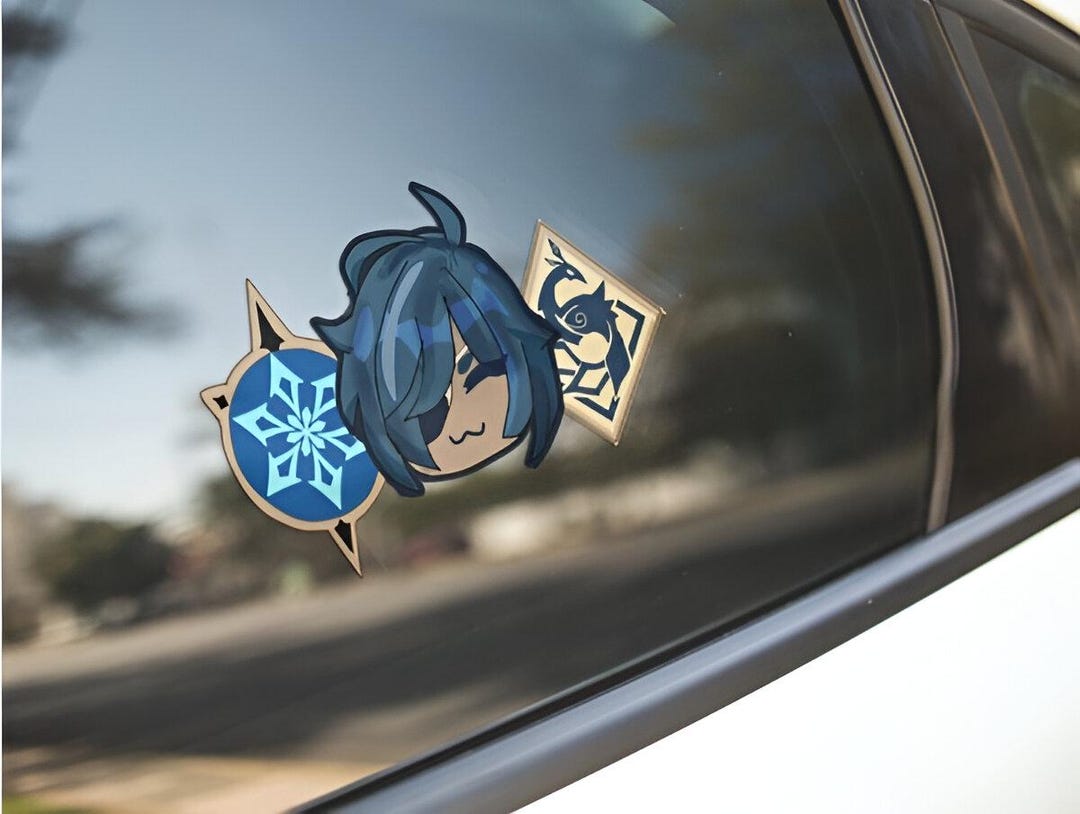 Genshin Impact Chibi Kaeya Car Decal [preorder] - Etsy