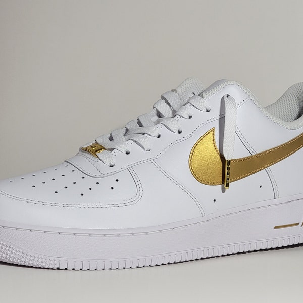 Customized Air Force 1 Gold - Etsy