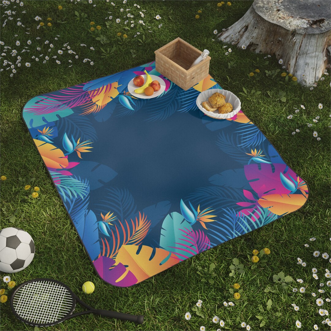 Summer Picnic Blanket & Beach Blanket Waterproof and - Etsy