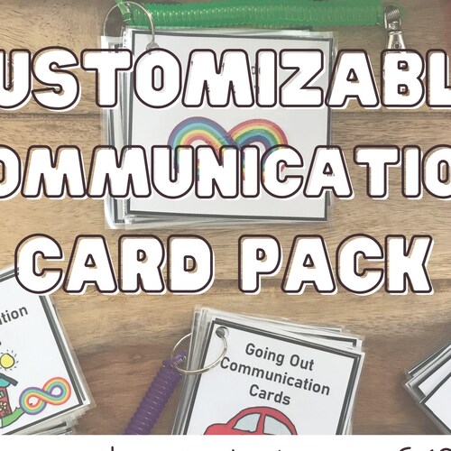 At Home Autistic Communication Cards - Etsy