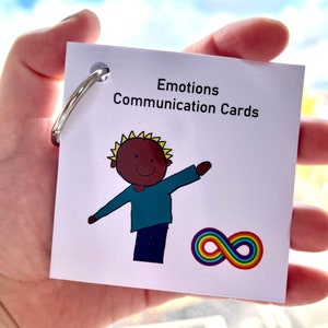 Emotions Autistic Communication Cards - Etsy UK