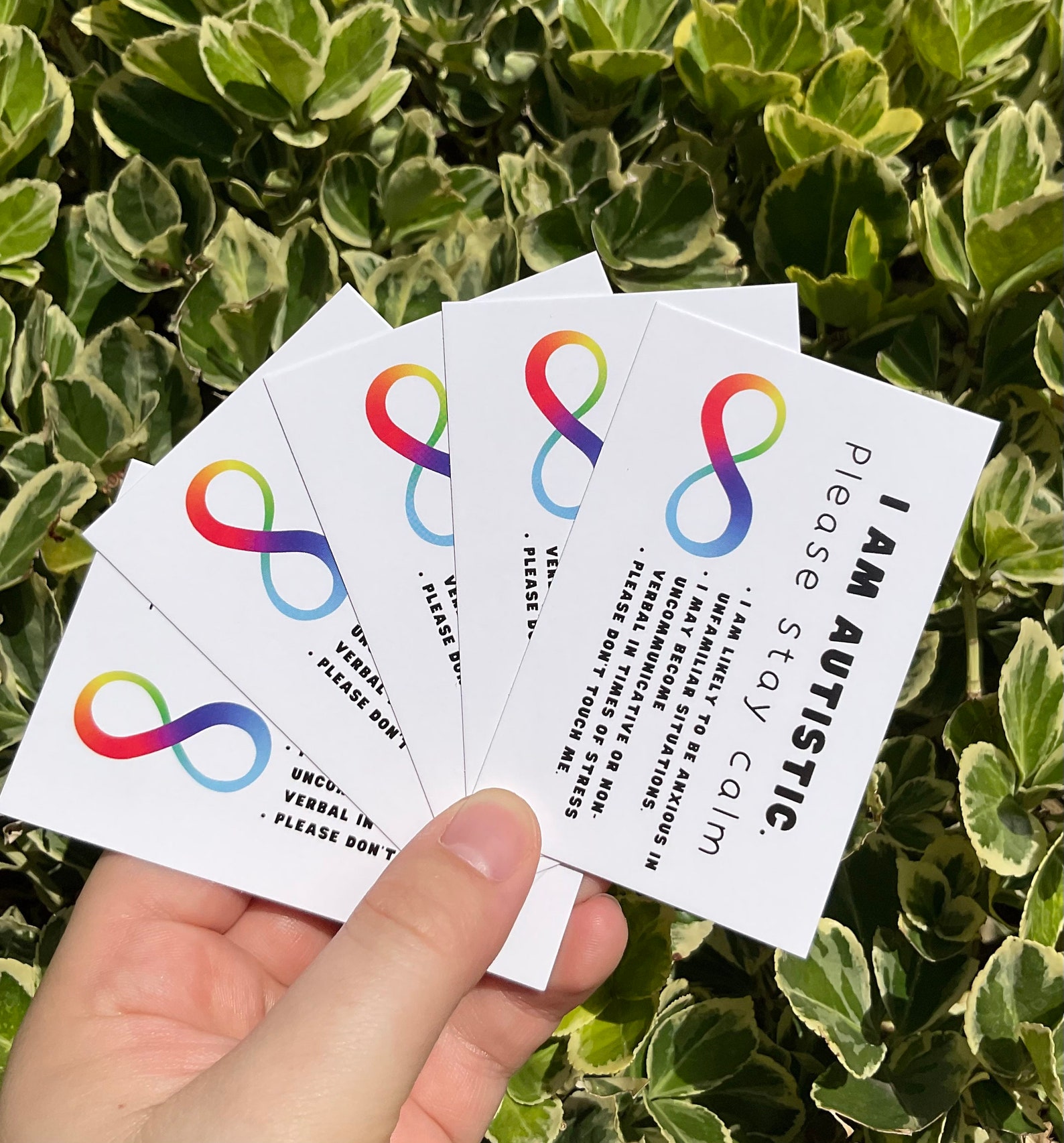 Autism Alert Card - Etsy