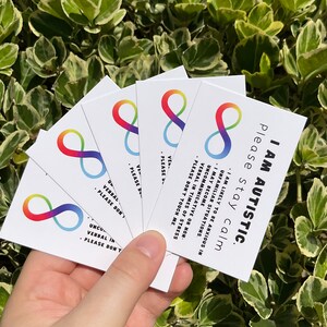 Autism Alert Card - Etsy