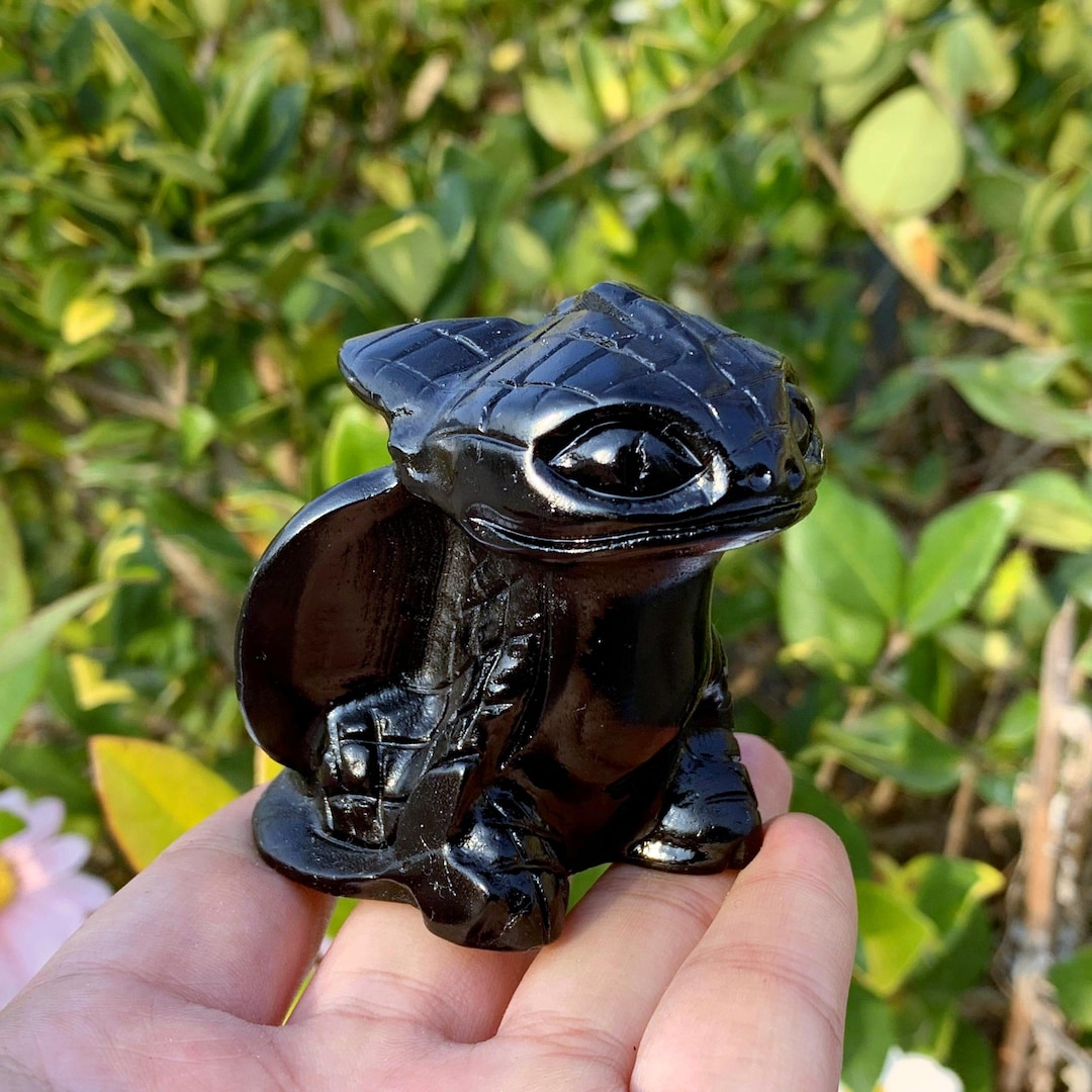 2.4 Natural Obsidian Toothless,quartz Toothless,,crystal Toothless ...