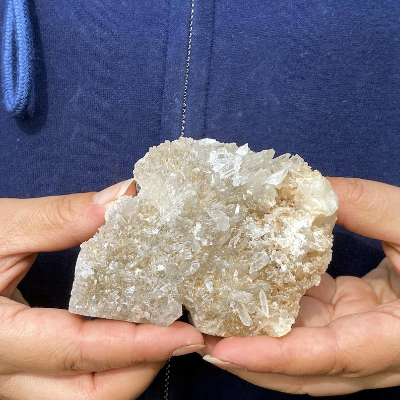 3.4‘’ Natural Calcite Skull, Clear Quartz Cluster Skull, Reiki Healing ...