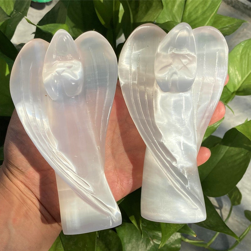 Angel Selenite Crystal - Etsy