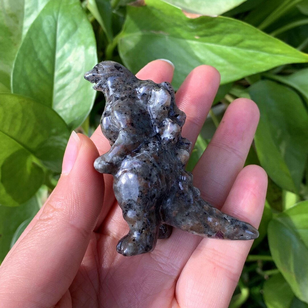 2.2“ Natural Yooperlite Godzilla,quartz Crystal,godzilla Sculpture ...