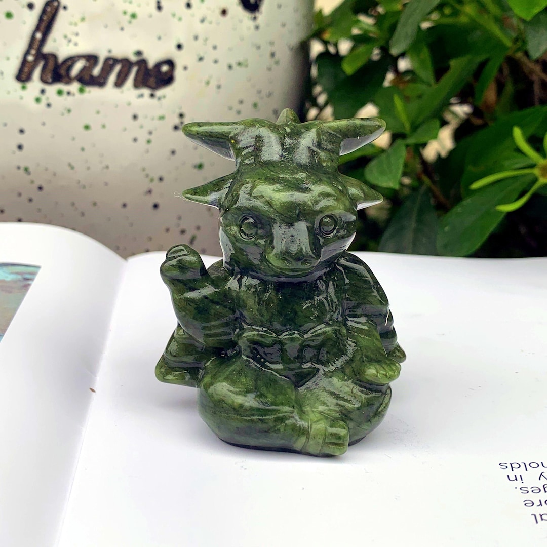 2.4“ Natural Green Jade Sheep,quartz Sheep,crystal Goat,crystal Animal ...