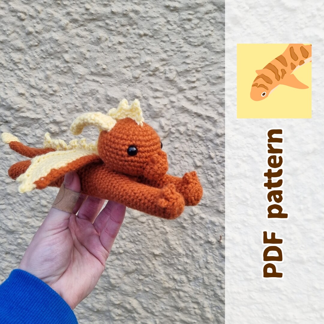 Amigurumi Dragon Crochet Pattern - Etsy