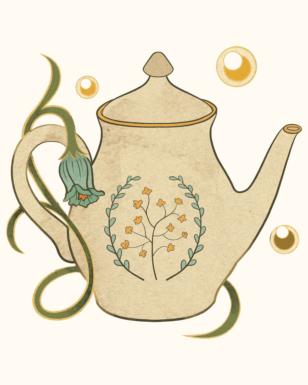 Time for Tea | Digital Print - Etsy