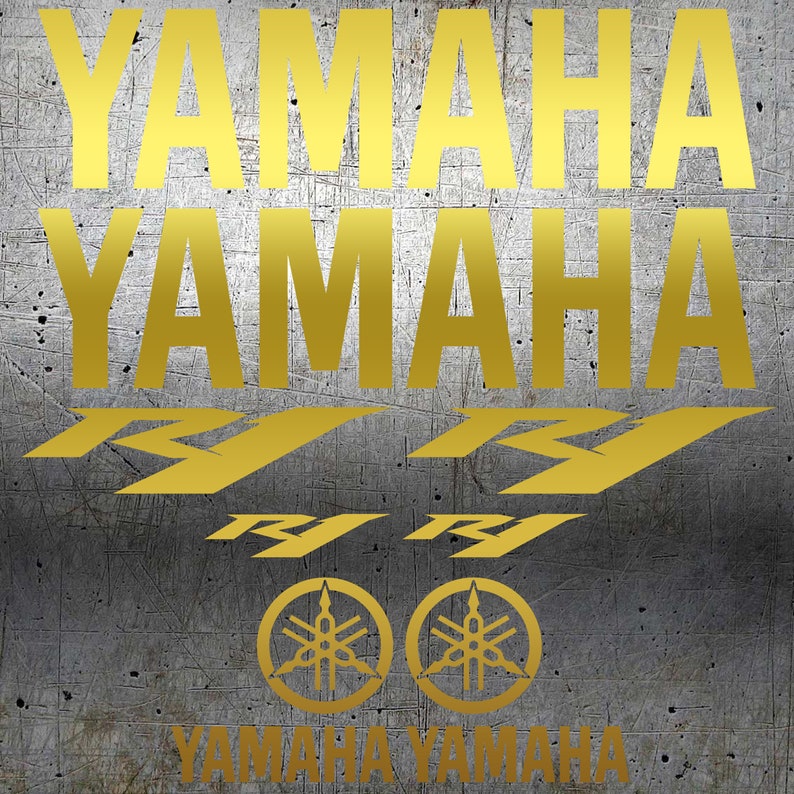 Yamaha R1 Decal Sticker Set. - Etsy