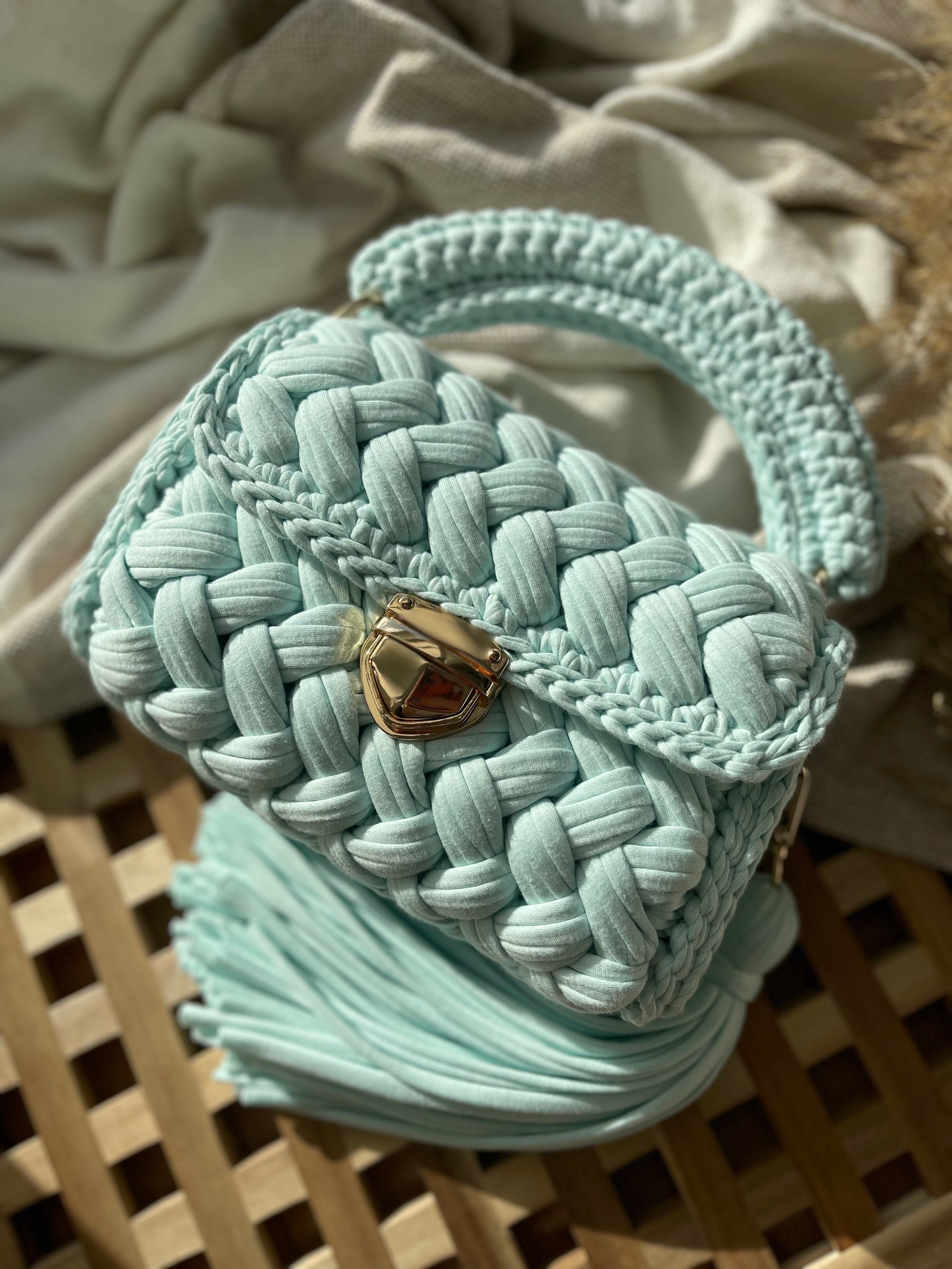 Crochet Bag Video Tutorial, Marshmallow Bag Crochet Pattern, Handmade ...