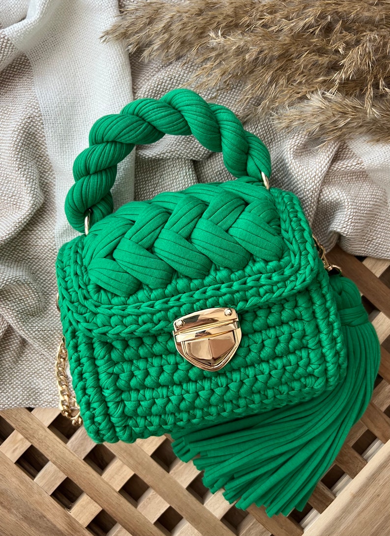 Crochet Bag Pattern, Step by Step Video Tutorial, Diy Crafts and ...