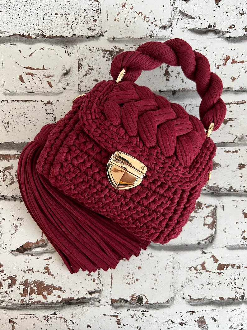 Crochet Bag Pattern, Step by Step Video Tutorial, Diy Crafts and ...