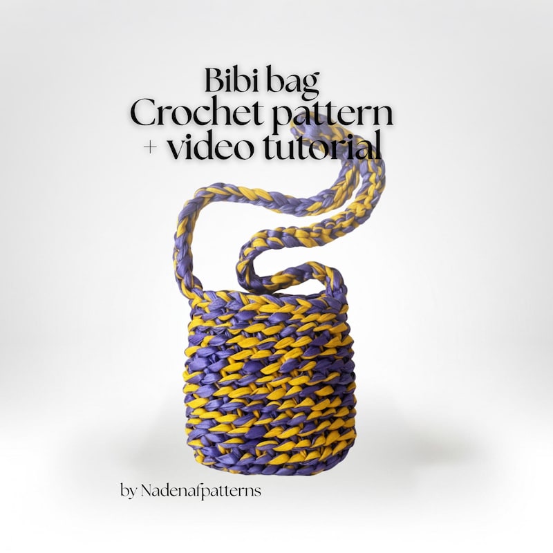 Crochet Ribbon Satin Bag - Etsy
