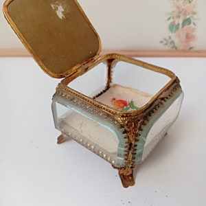 Antique Napoleon III French Box-antique Jewelry Box/chest-tufted Silk ...