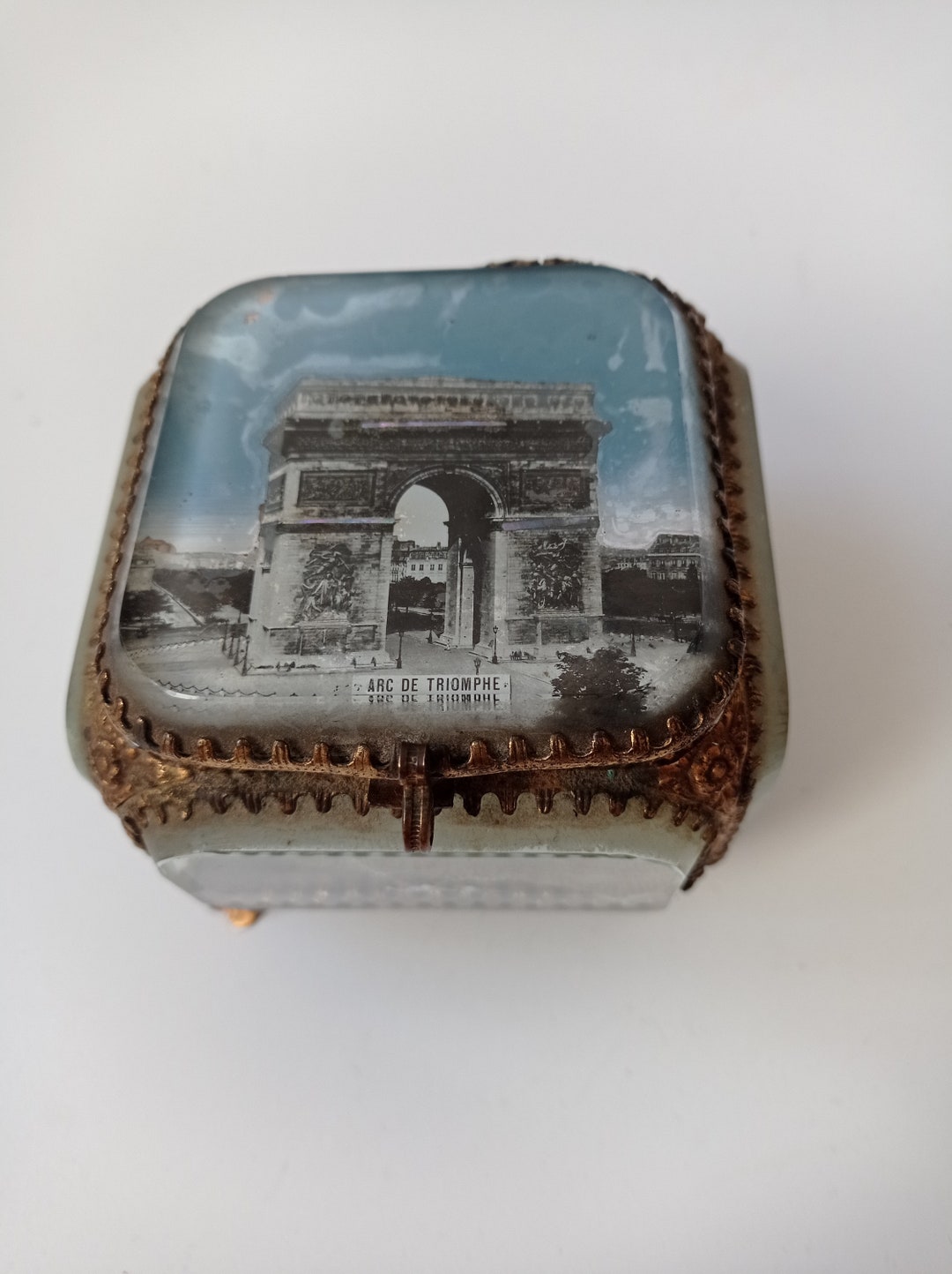 Antique Napoleon III French Box-antique Jewelry Box/chest-tufted Silk ...
