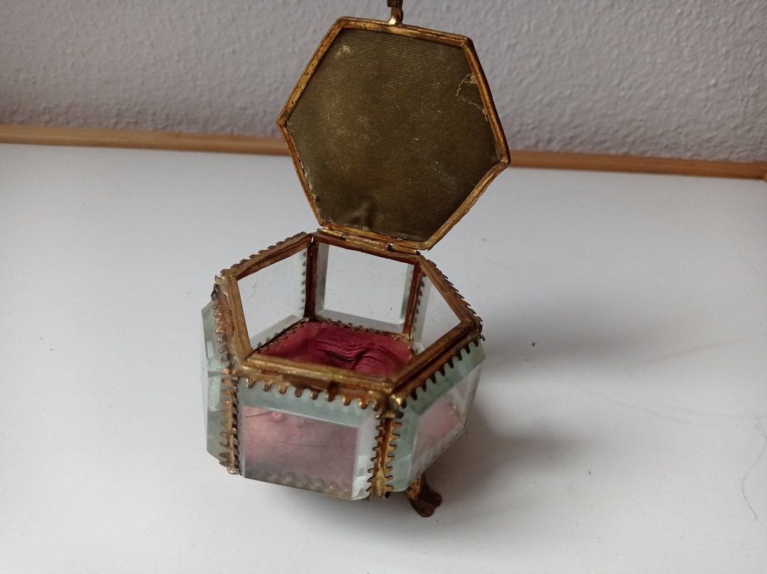 Antique Napoleon III French Box-antique Jewelry Box/chest-tufted Silk ...