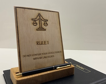 Lawyer Desk Plaque - Etsy