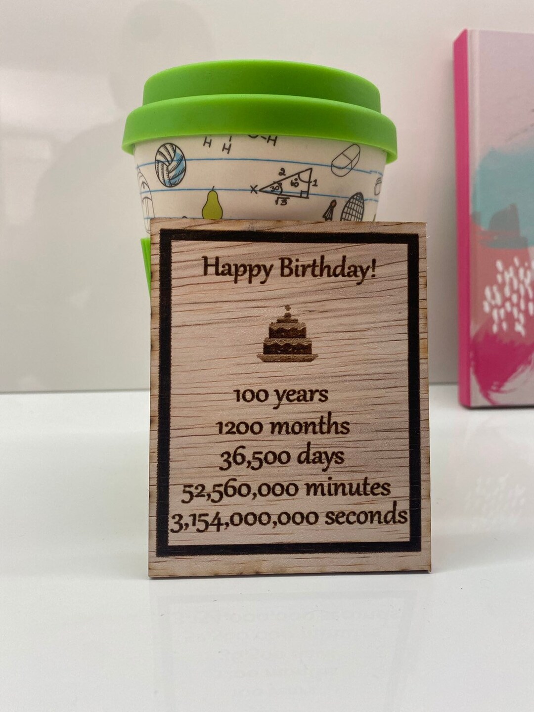 100th Birthday Card Time Count Birthday Card - Etsy