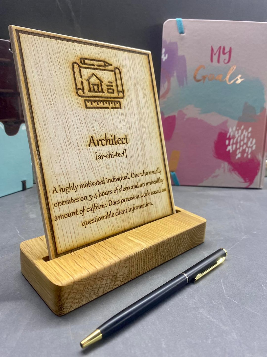 Architect Gift Personalized Desk Decor Minimalistic Home - Etsy