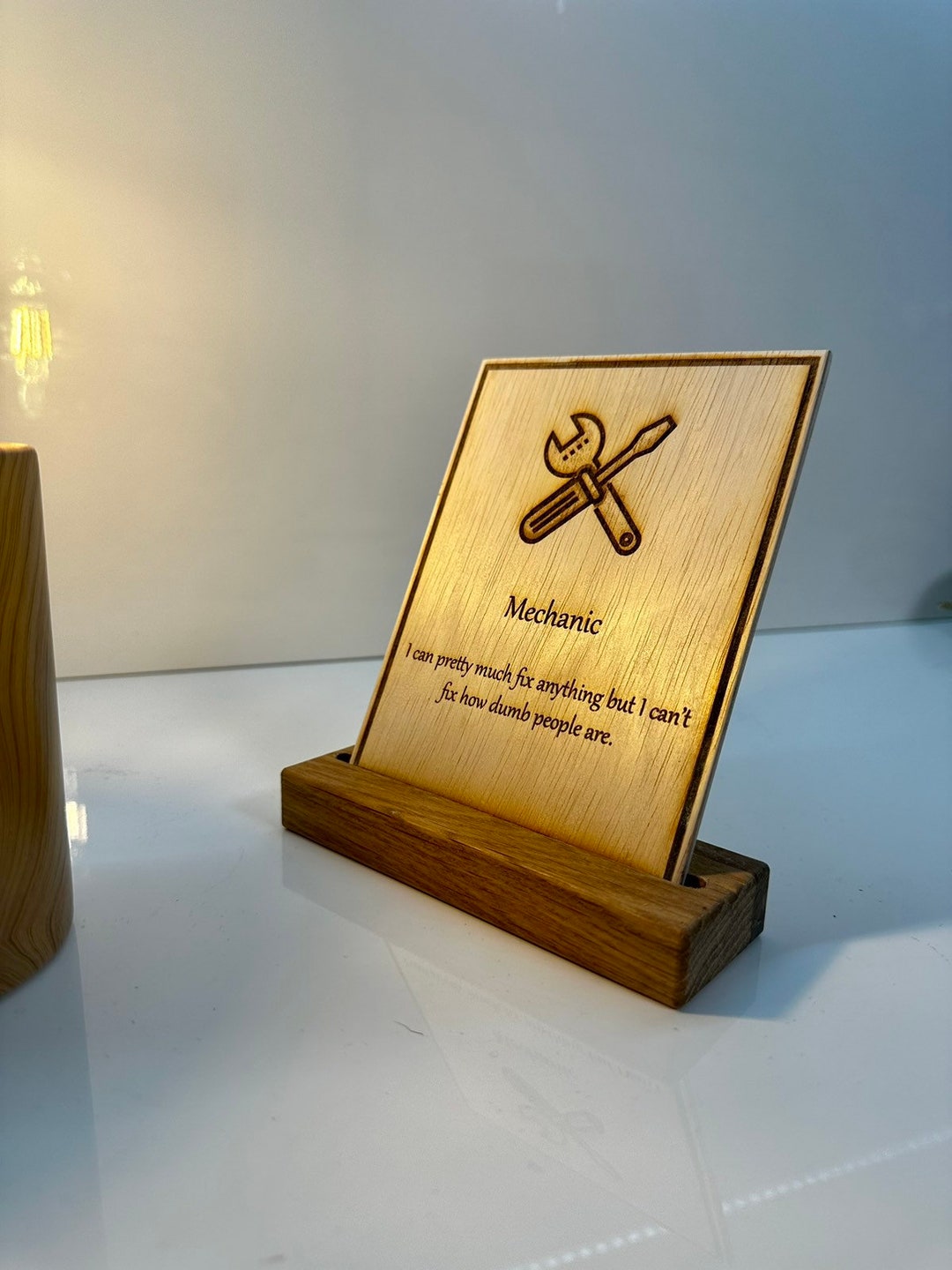 Mechanic Gift Personalized Desk Decor Minimalistic Home - Etsy